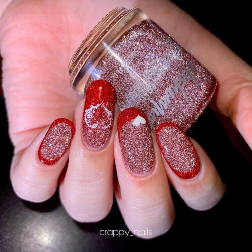 21 Cute Romantic Love Nails - Sparkling Boy Ideas