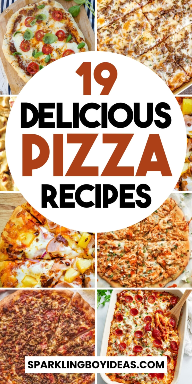 19 Easy Homemade Pizza Recipes - Sparkling Boy Ideas