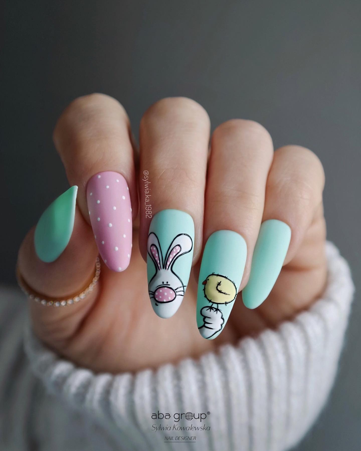 21 Easy Cute Easter Nail Designs - Sparkling Boy Ideas