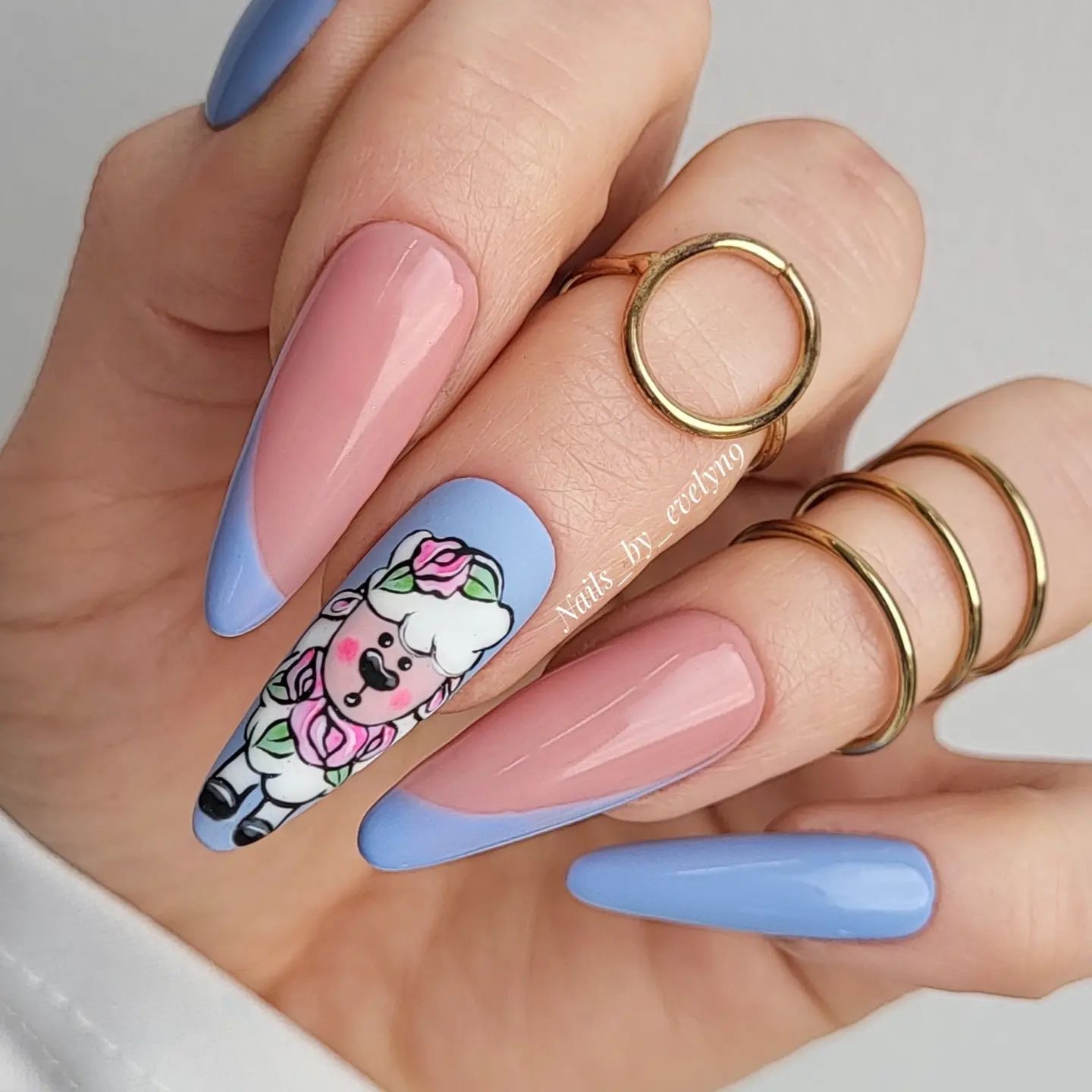 21 Easy Cute Easter Nail Designs - Sparkling Boy Ideas