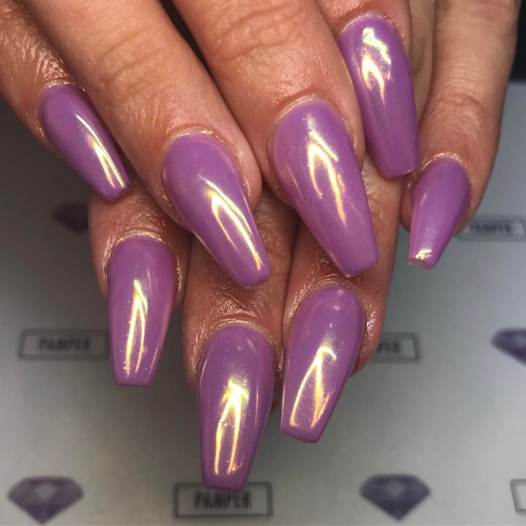 19 Cute Magenta Nails - Sparkling Boy Ideas