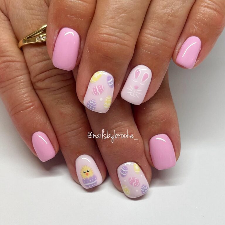 21 Cute Trendy Spring Nail Designs - Sparkling Boy Ideas