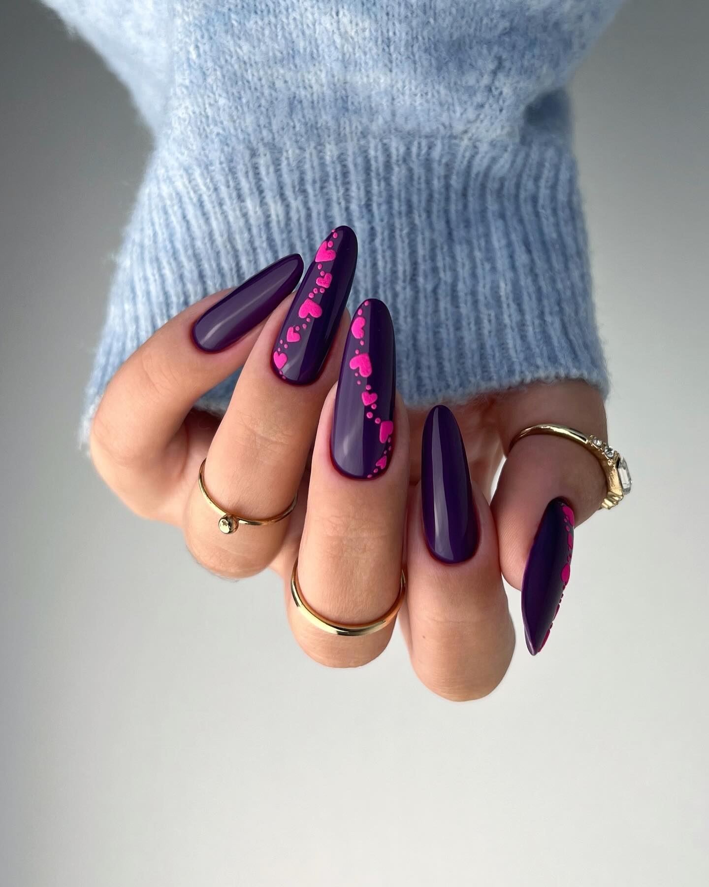 21 Cute Trendy Purple Nails - Sparkling Boy Ideas