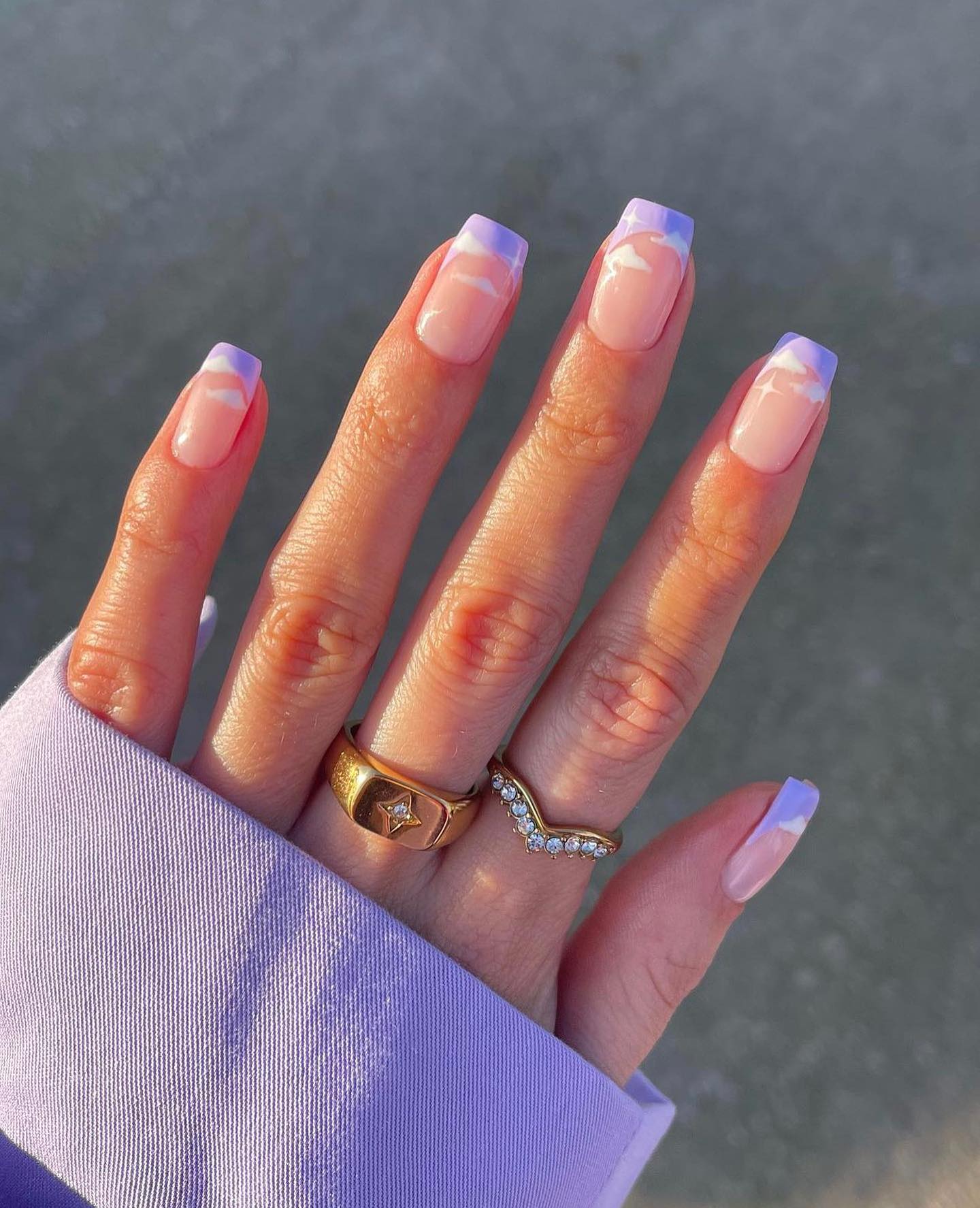 21 Cute Trendy Purple Nails - Sparkling Boy Ideas