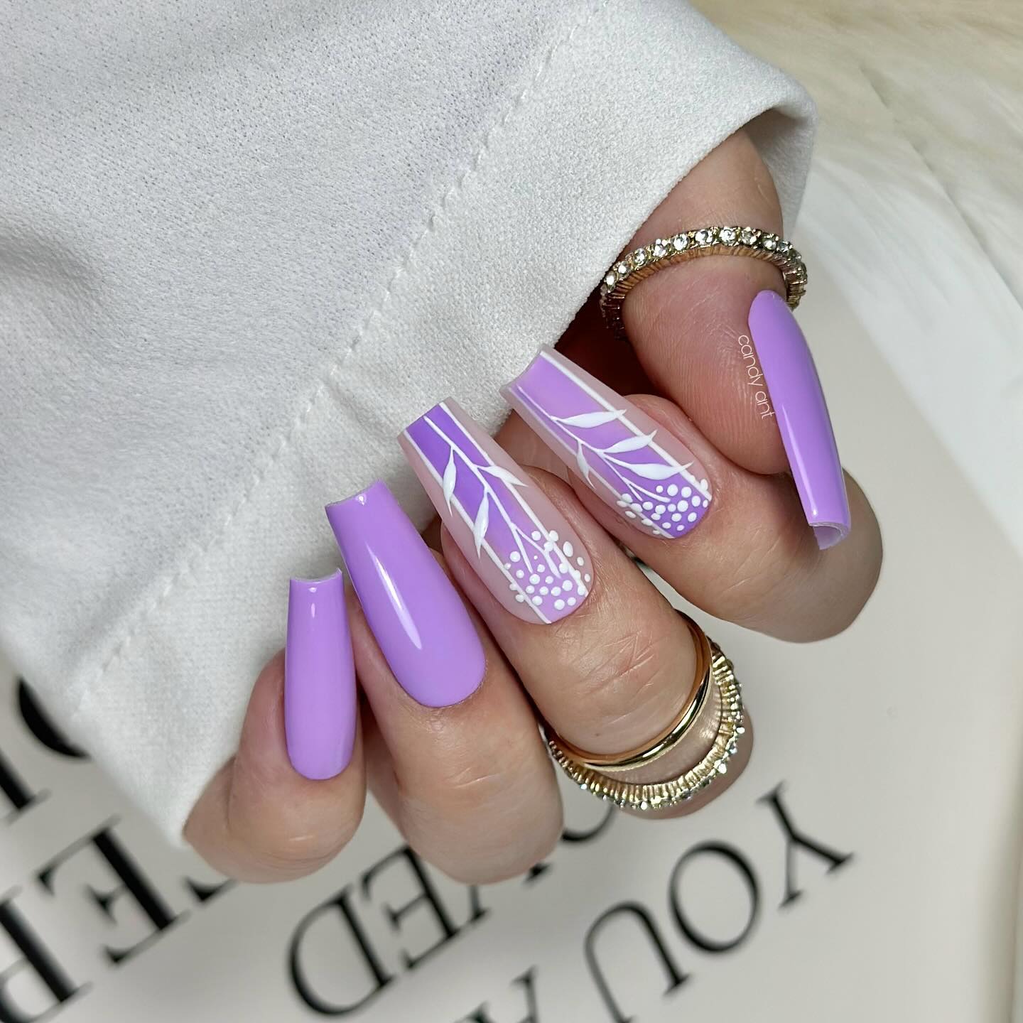 21 Cute Trendy Purple Nails - Sparkling Boy Ideas