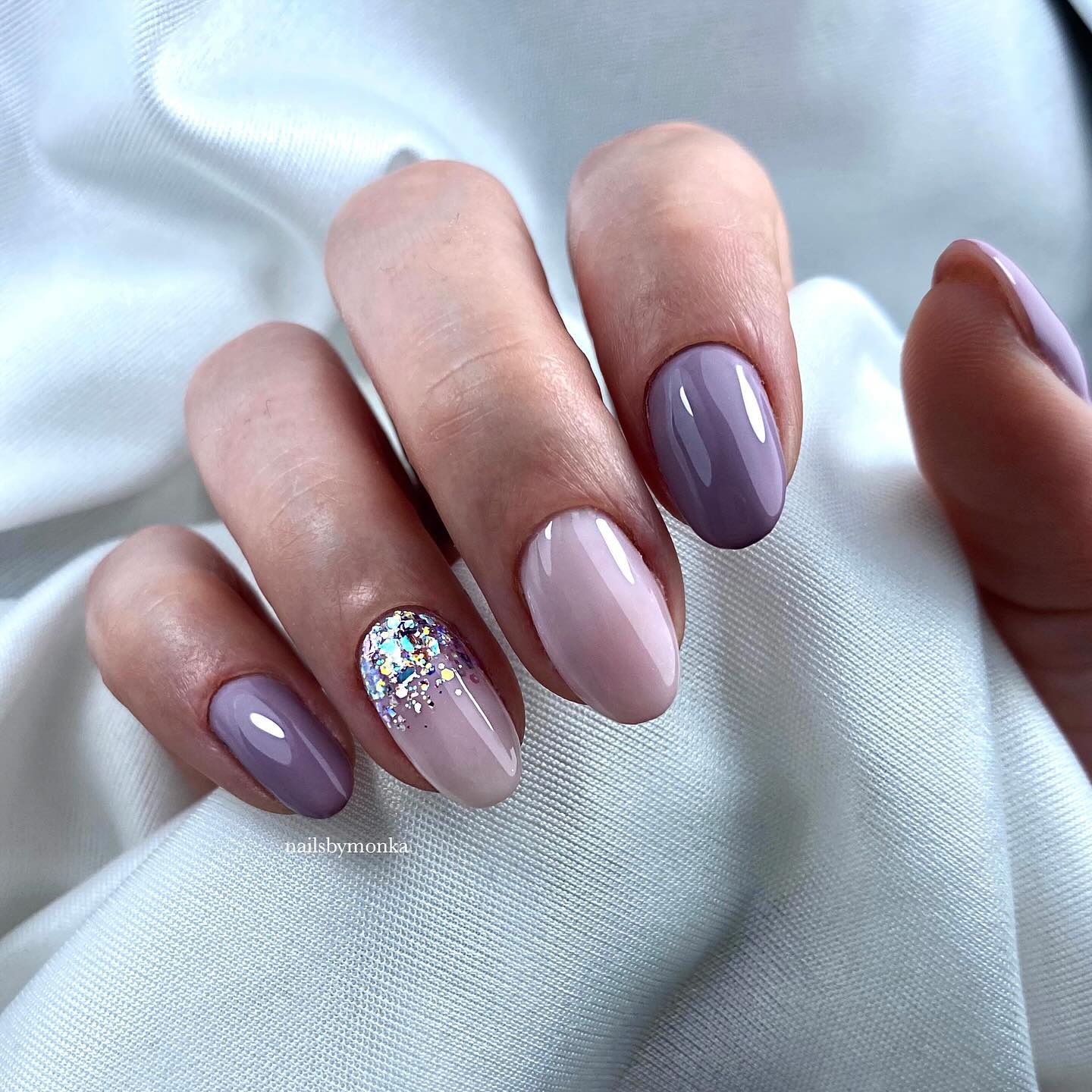 21 Cute Trendy Purple Nails - Sparkling Boy Ideas