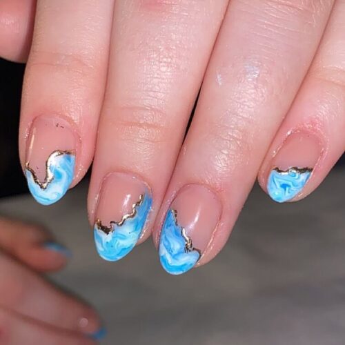 21 Cute Trendy Beach Nails - Sparkling Boy Ideas