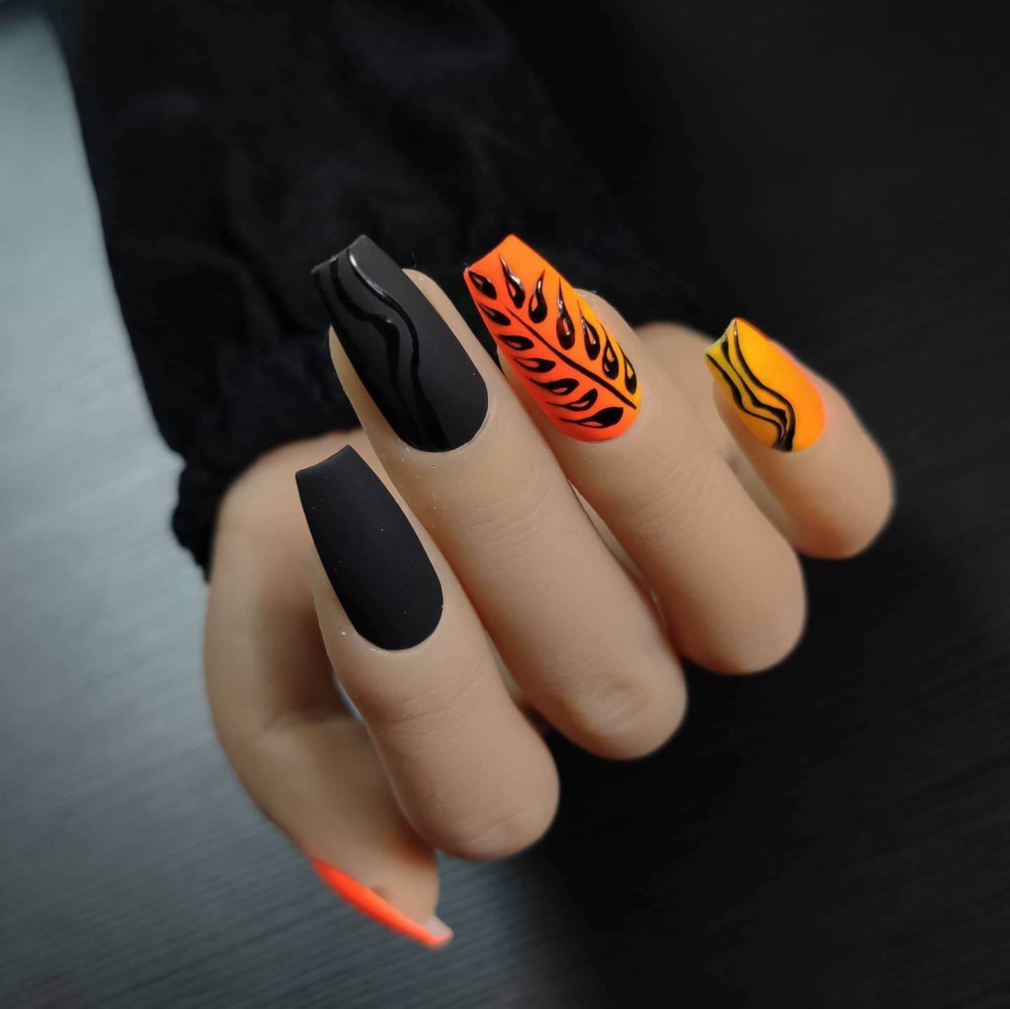 21 Fun Bright Neon Nails - Sparkling Boy Ideas
