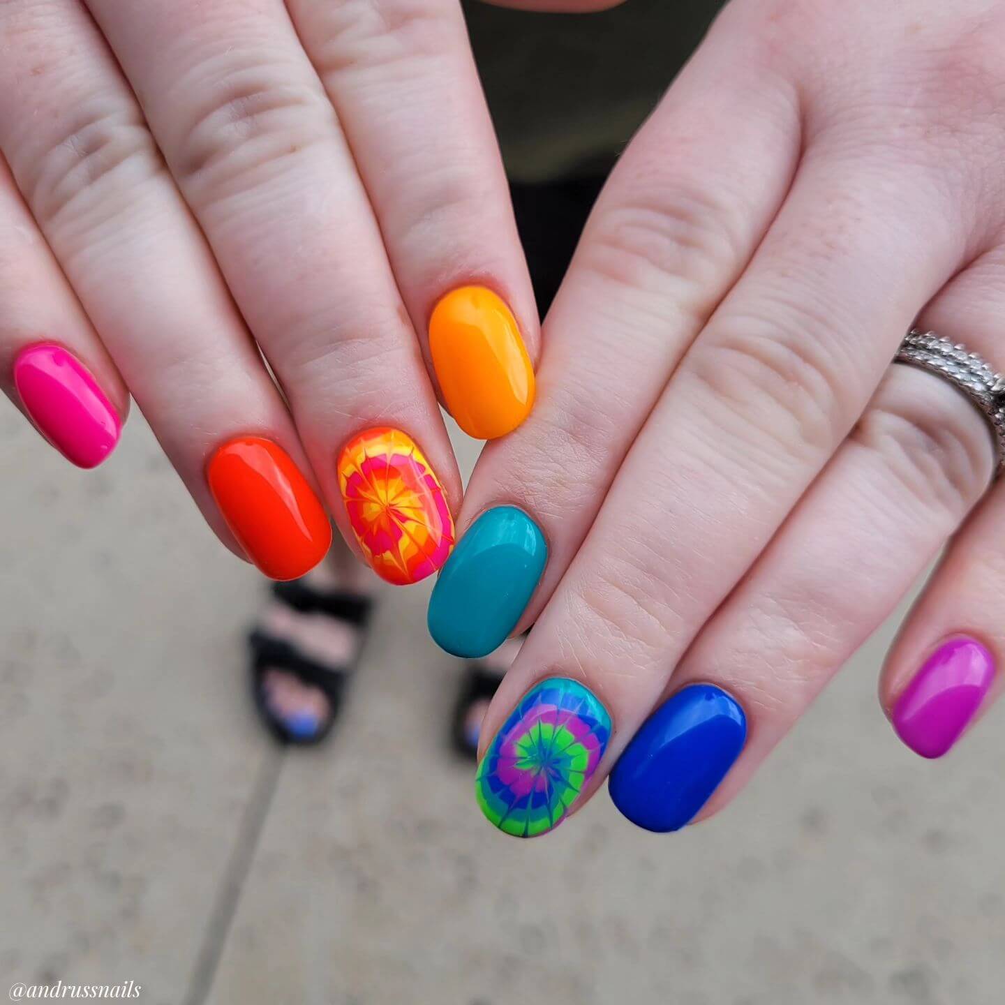 21 Fun Bright Neon Nails - Sparkling Boy Ideas