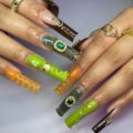 21 Cute Earth Tone Nails - Sparkling Boy Ideas