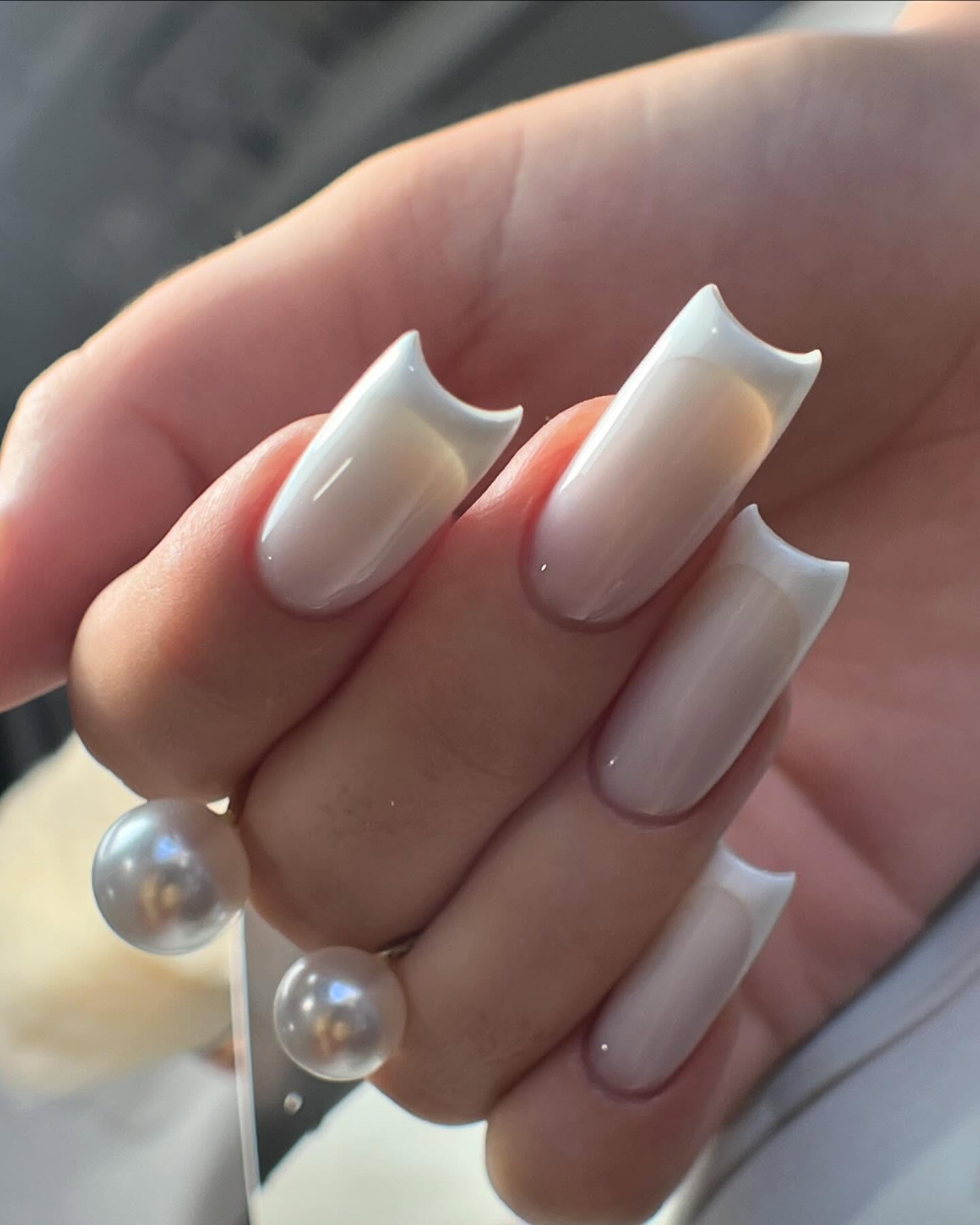 25 Trendy Milky French Nails - Sparkling Boy Ideas