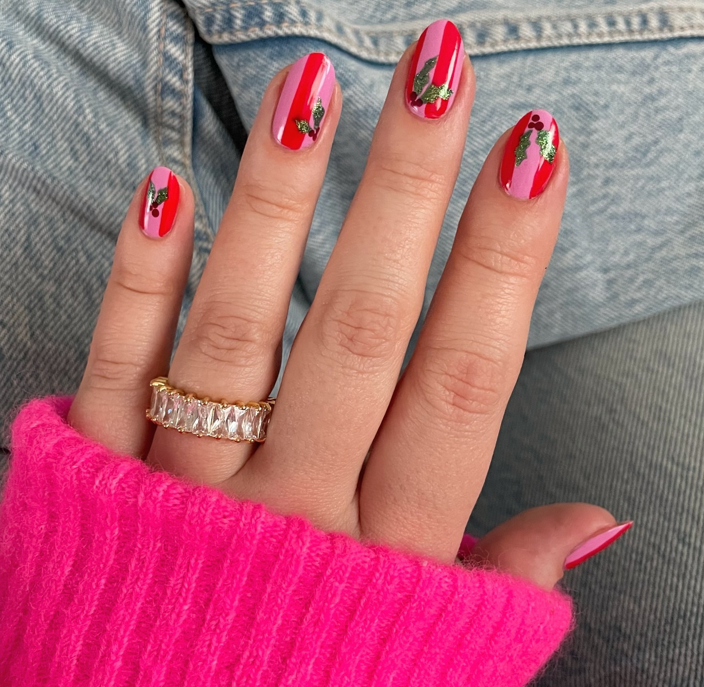 15 Elegant Pink And Red Nails - Sparkling Boy Ideas