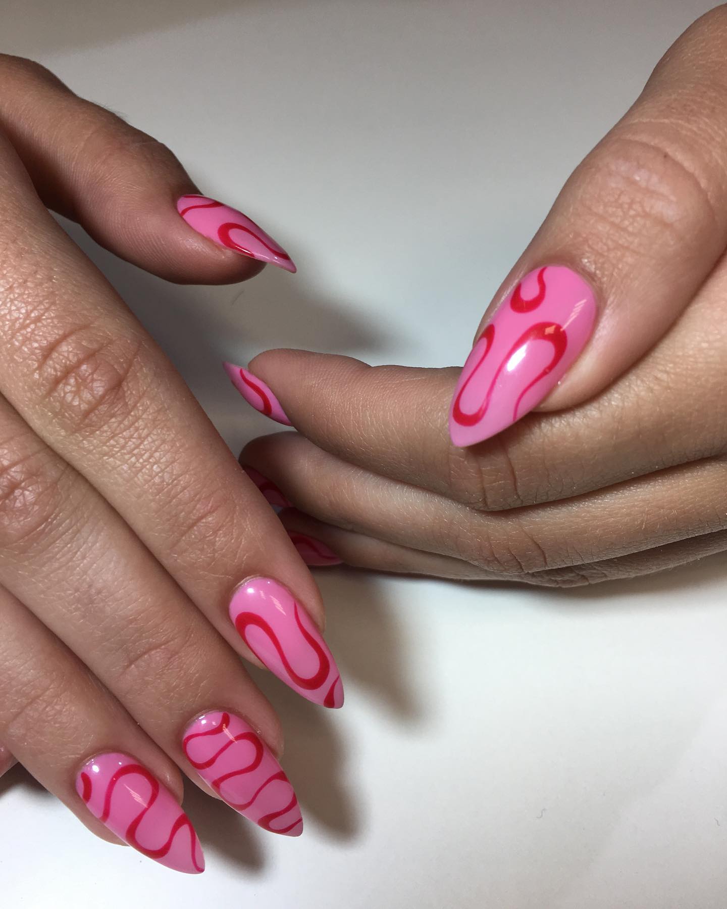 15 Elegant Pink And Red Nails - Sparkling Boy Ideas