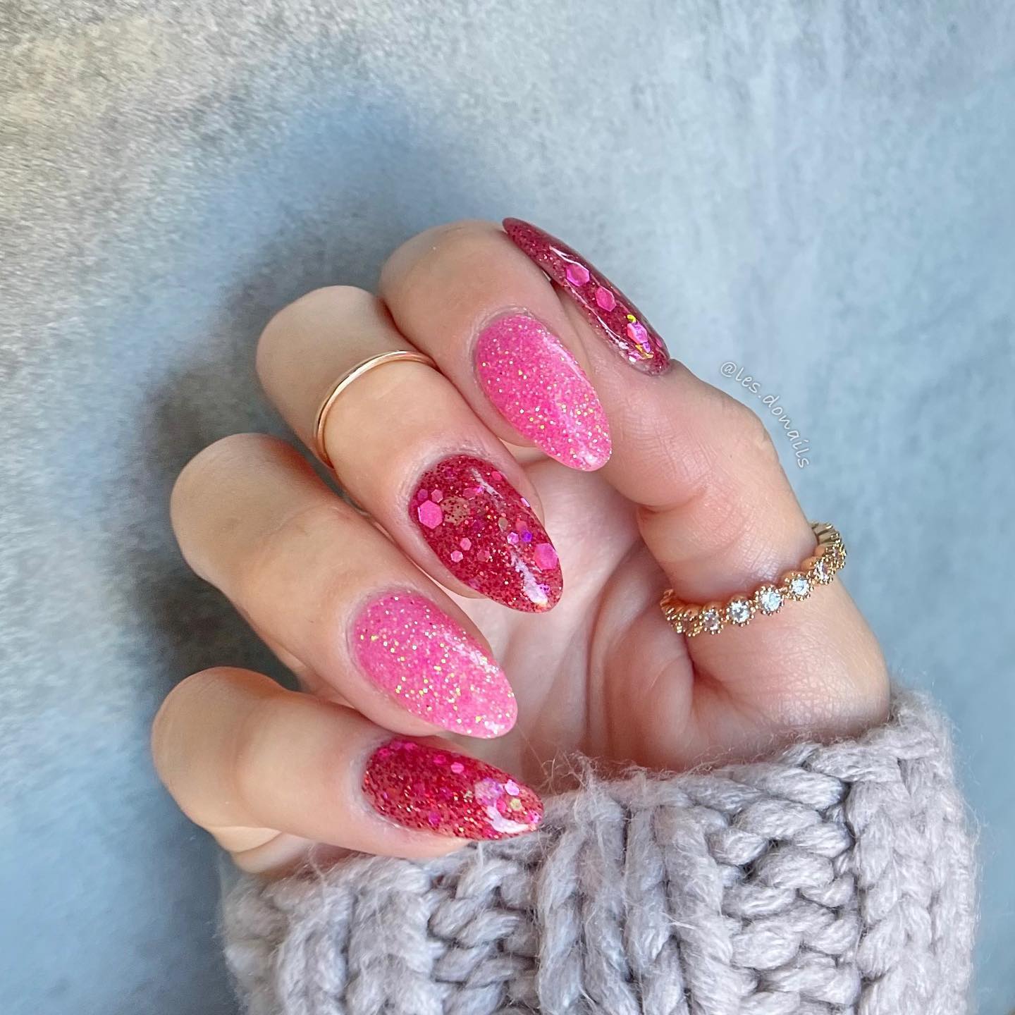 15 Elegant Pink And Red Nails - Sparkling Boy Ideas